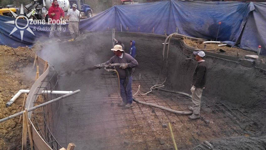 Construction Process - Ozone Pools & Outdoor Living